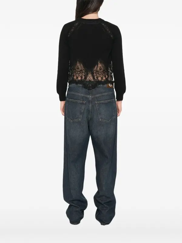 ERMANO SCERVINO Ermanno Scervino Cashmere Lace Cardigan