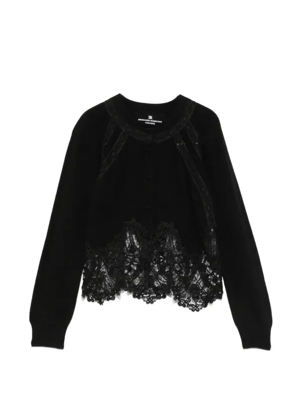 ERMANO SCERVINO Ermanno Scervino Cashmere Lace Cardigan - Multicolor