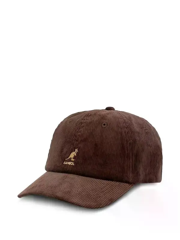 KANGOL Corduroy Baseball Cap - Brown