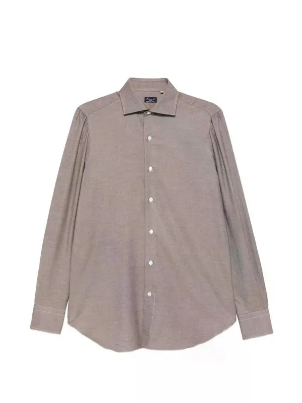 FINAMORE 1925 Twill-weave Button-down Shirt