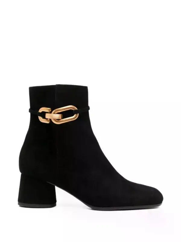 BALDININI Chain-link Suede Boots