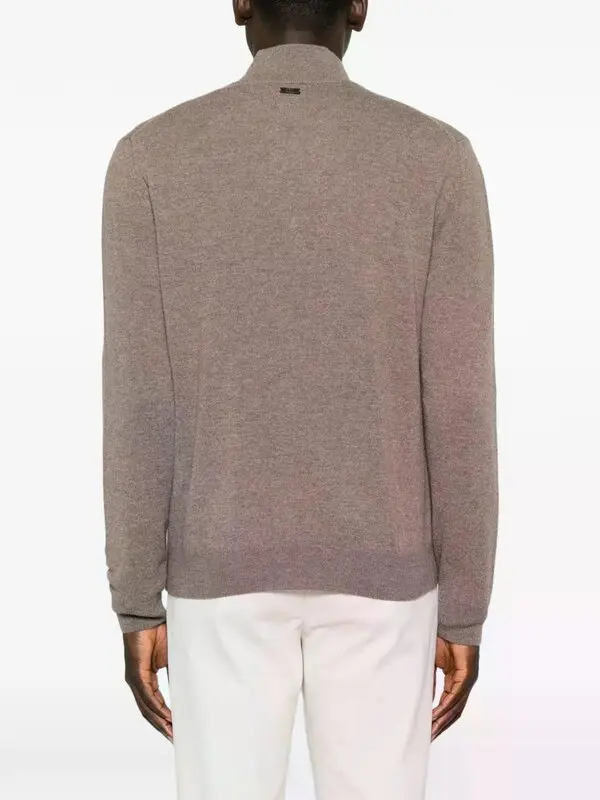 Corneliani Zip-up Knitted Sweater