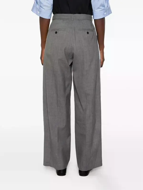 Sacai Belted Pleated Trousers
