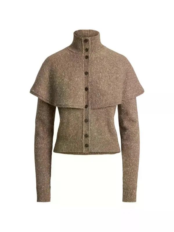Ralph Lauren Cape-overlay Cardigan