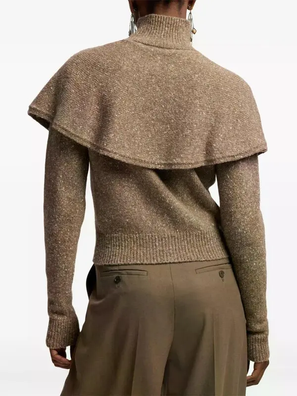 Ralph Lauren Cape-overlay Cardigan