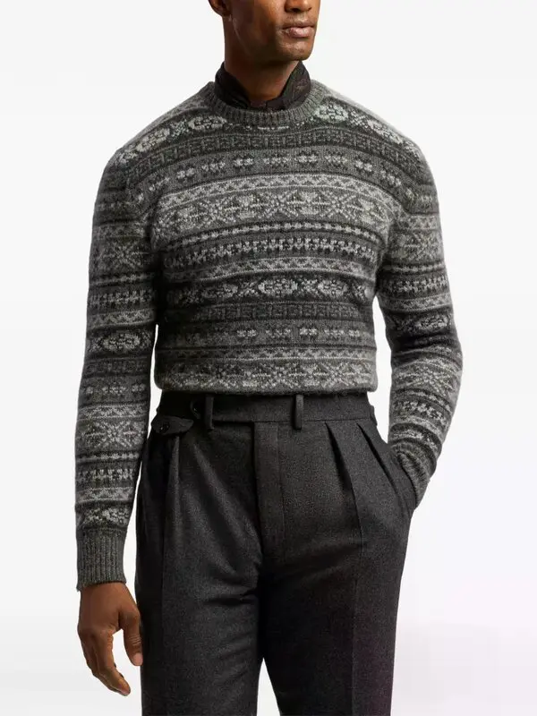 Ralph Lauren Purple Label Fair Isle Sweater
