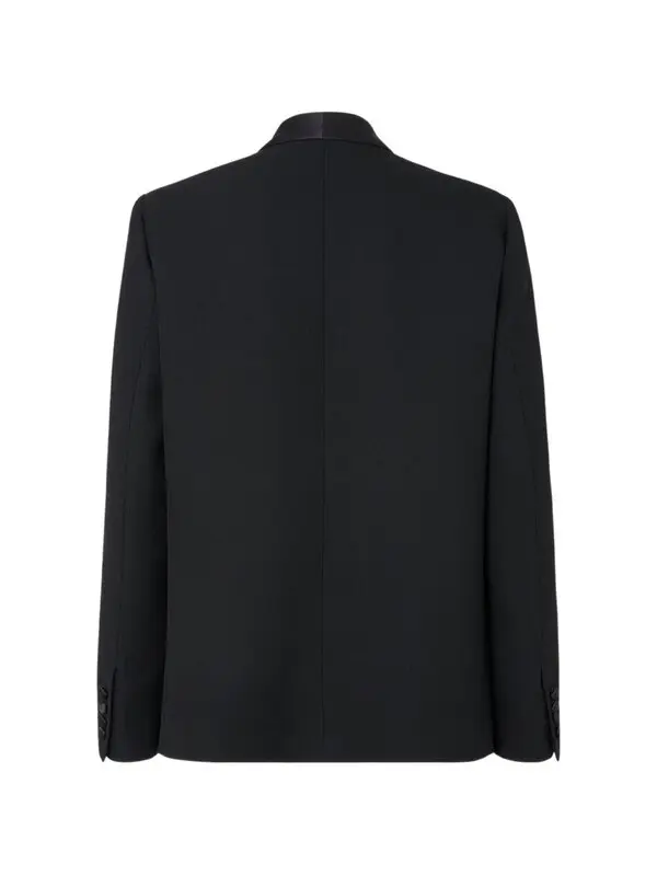 Fendi Wool Single-breasted Blazer Jacket
