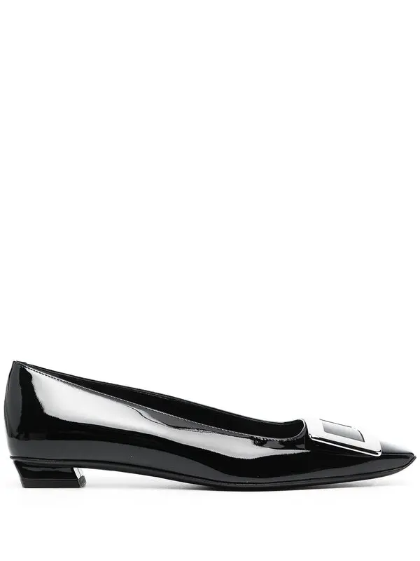 ROGER VIVIER Belle Vivier Patent Leather Ballets