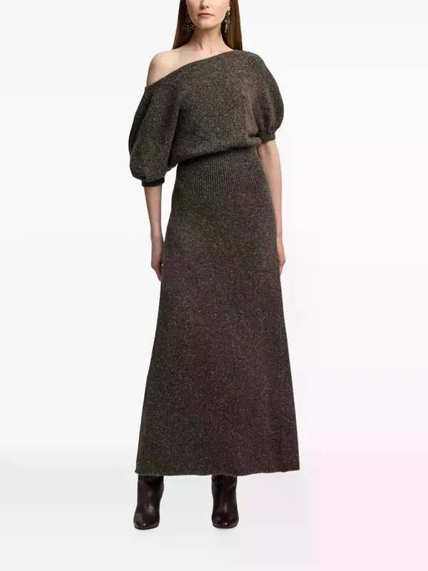 Ralph Lauren Cecie Off-shoulder Midi Dress