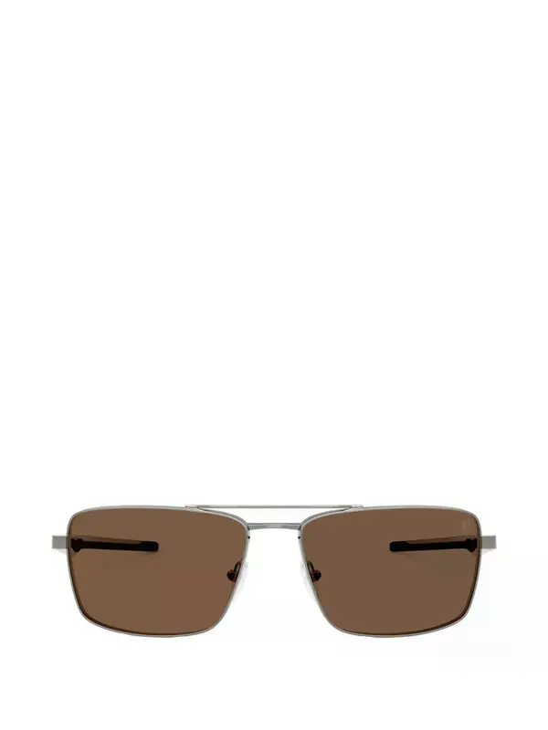 SCUDERIA FERRARI Double-bridge Rectangle-frame Sunglasses