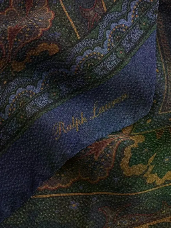 Ralph Lauren Purple Label Paisley-print Silk Scarf