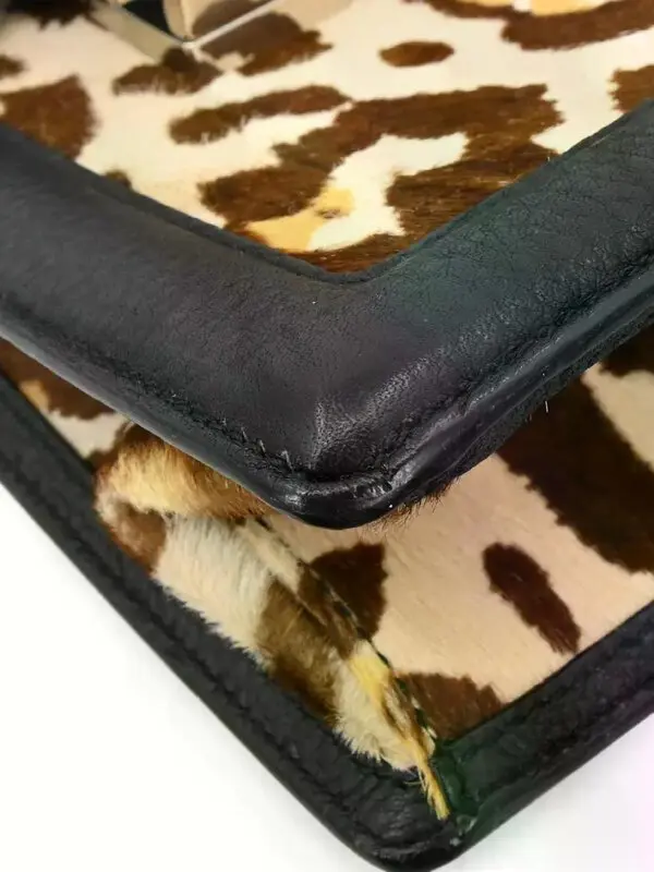 Dior Leopard-print Pony-hair Handbag