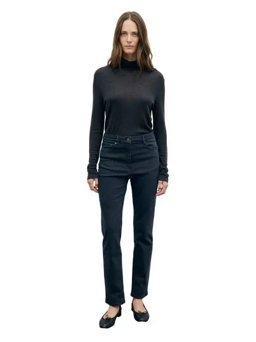 Gerard Darel Sculpted High-rise Straight Ankle Jeans