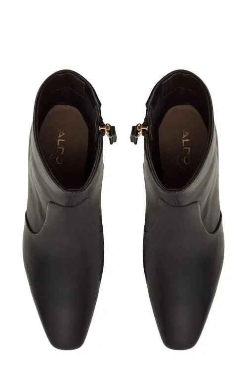 Aldo Frannie Leather Bootie - Black