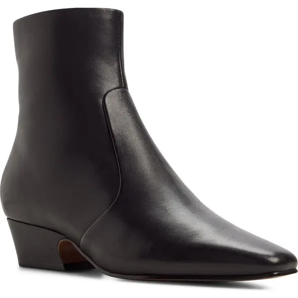 Aldo Frannie Leather Bootie - Black