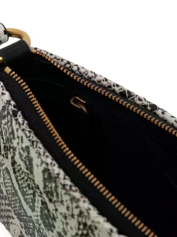 Pinko Love Birds Snakeskin-effect Shoulder Bag