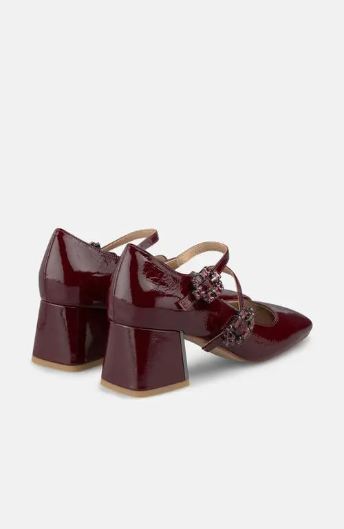 ALMA EN PENA Shoe With Buckles - Wine