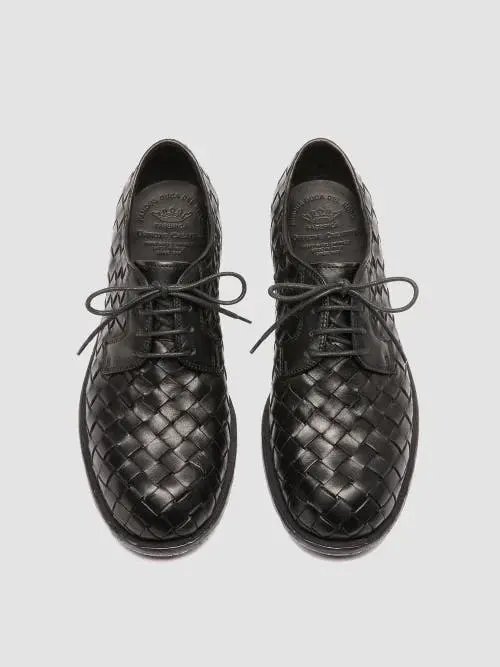 Officine Creative Rugged 007 Derby Shoes - Black