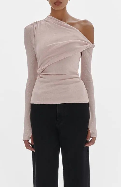 Nude Lucy Piper Mesh Top - Blush