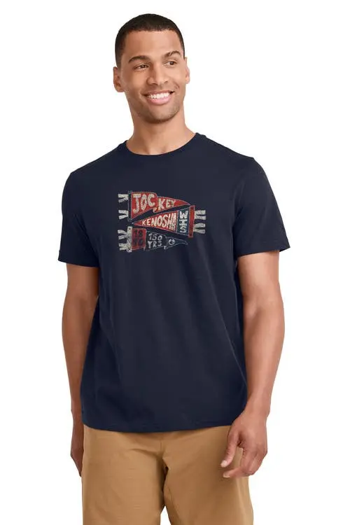 JOCKEY 1876 Collection Graphic Tee - 1876 Blue Flags