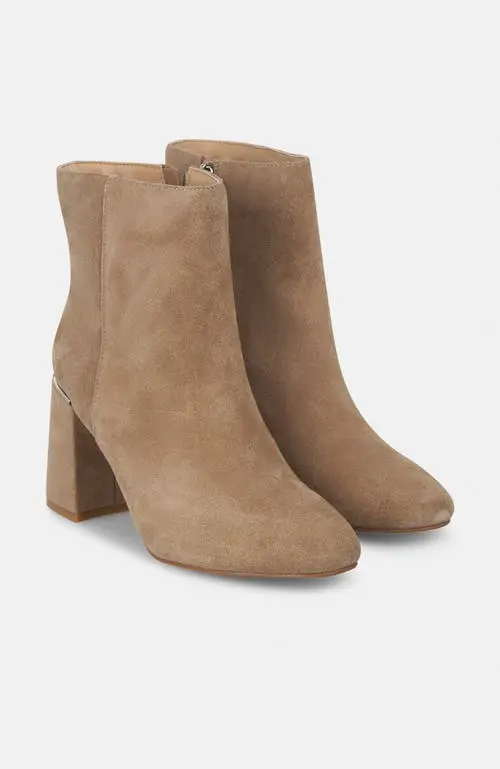 ALMA EN PENA Low Boot Wide Heel - Vison