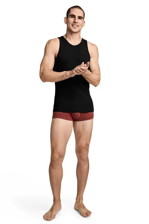 JOCKEY Cotton Stretch Tank Undershirt3 Pack - Black