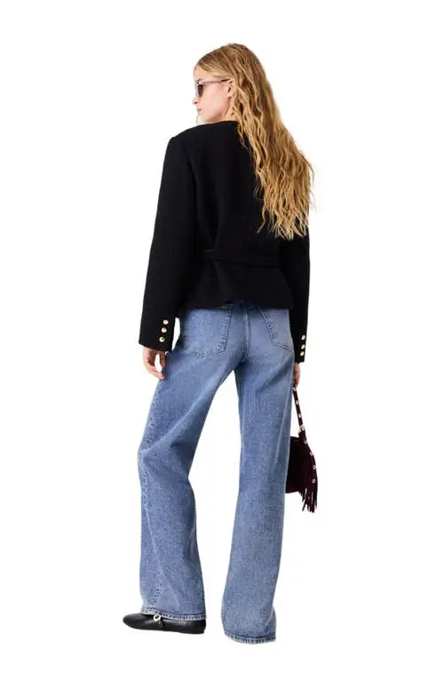 Maje Mid-length Double-breasted Jacket
