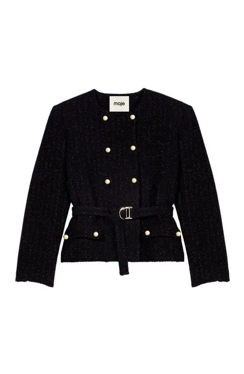 Maje Mid-length Double-breasted Jacket