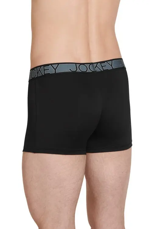 JOCKEY Active Microfiber 2.5" Trunk3 Pack - Black