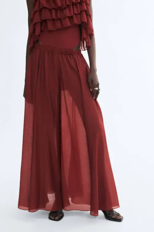 H&M Oversized Lyocell-blend Pants