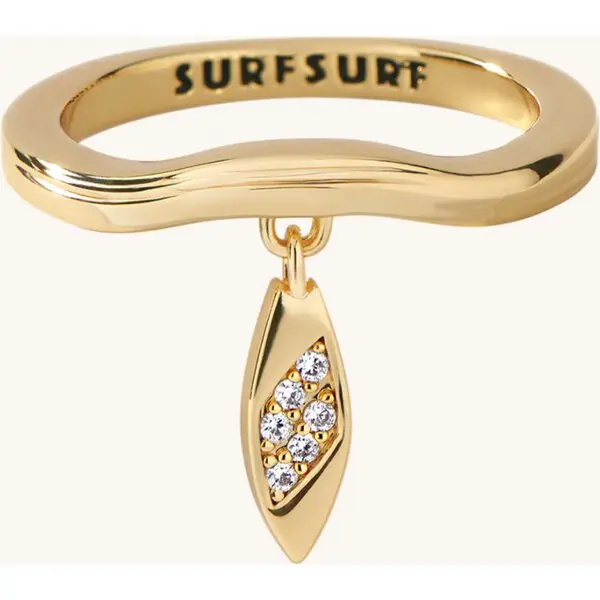 ORA ANA The Haleiwa Dangle Ring - Gold