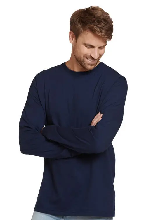 JOCKEY Made In America Heritage Long Sleeve Tee - True Navy