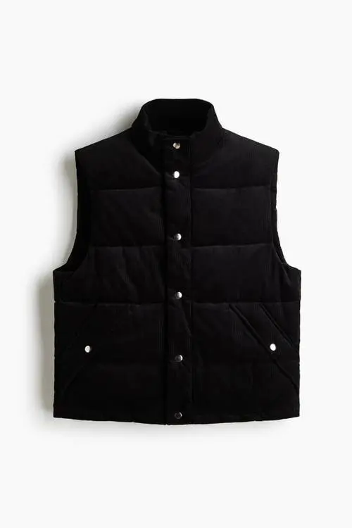 H&M Corduroy Puffer Vest