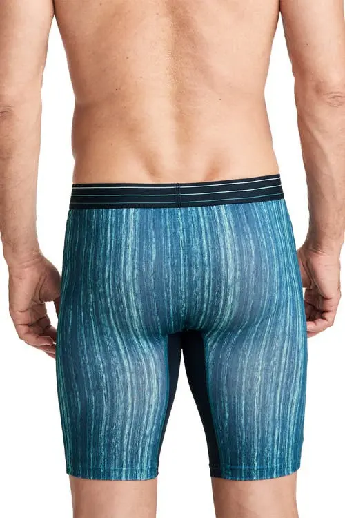 JOCKEY Everactive Zero Chafe 9" Microfiber Long Leg Boxer Brief3 Pack - Buckeye