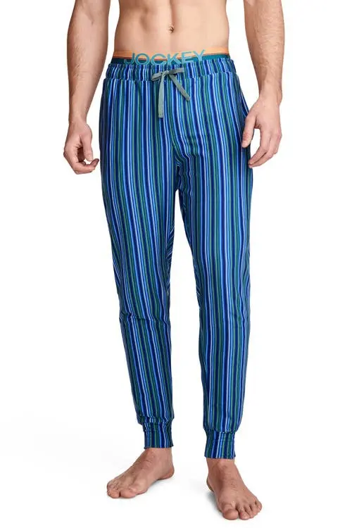 JOCKEY Ultra Soft Cooling Sleep Jogger - Bold Stripe