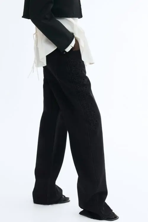 H&M Straight Regular Waist Jeans