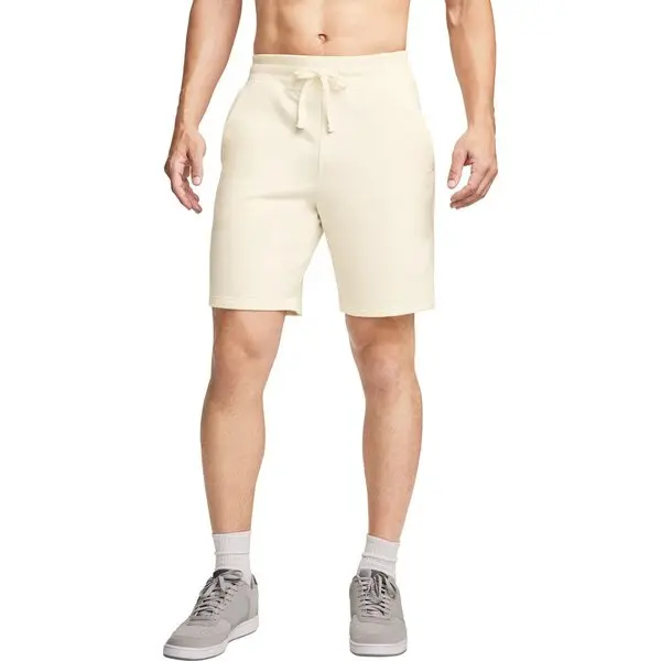 JOCKEY Lightweight Cotton Blend Fleece 8.5" Short - Fawn