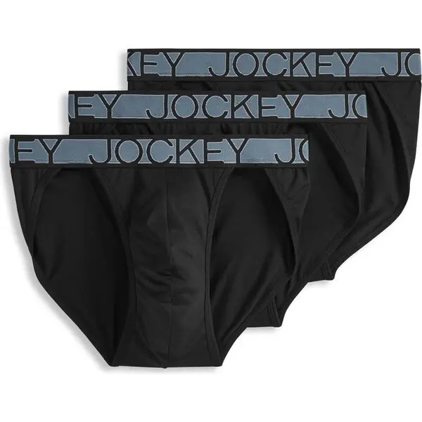 JOCKEY Microfiber Stretch String Bikini3 Pack - Black