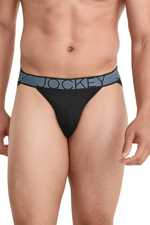 JOCKEY Microfiber Stretch String Bikini3 Pack - Black