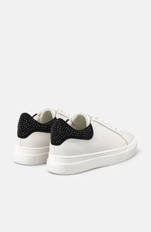 ALMA EN PENA Rhinestone Trainers - Black