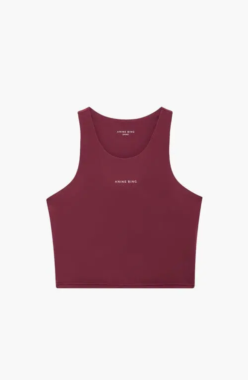 ANINE BING Elina Bra - Burgundy