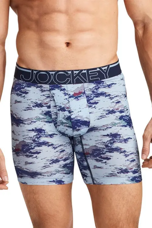 JOCKEY Everactive Motion Stretch Microfiber 5" Boxer Brief3 Pack - Impressionism
