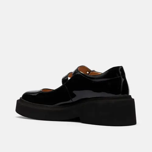 MARC NOLAN Lena Patent Double Buckle Mary Jane