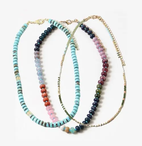 ERIN MCDERMOTT JEWELRY The Perfect Mix Necklace Bundle - Blue