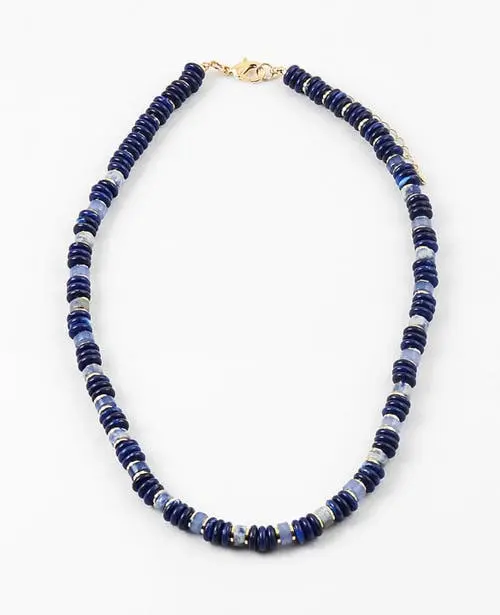 ERIN MCDERMOTT JEWELRY Indigo S Beaded Necklace