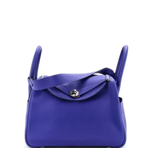 Hermès Lindy Bag Clemence 30 - Blue