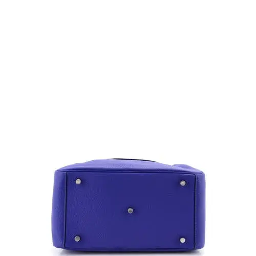 Hermès Lindy Bag Clemence 30 - Blue