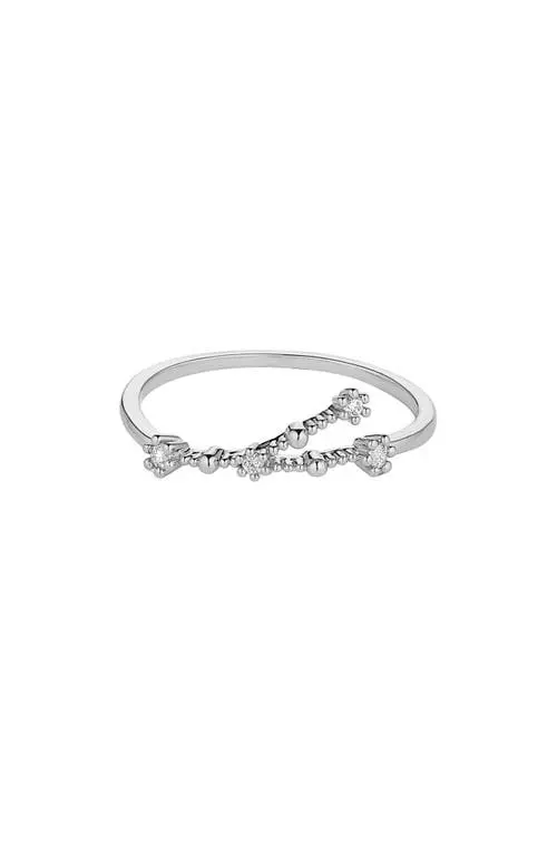 BEARFRUIT JEWELRY Constellation Zodiac Ring - Taurus Silver