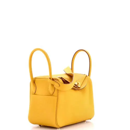 Hermès Lindy Bag Clemence 26 - Yellow