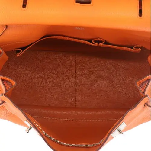 Hermès Jypsiere Bag Clemence 34 - Orange
